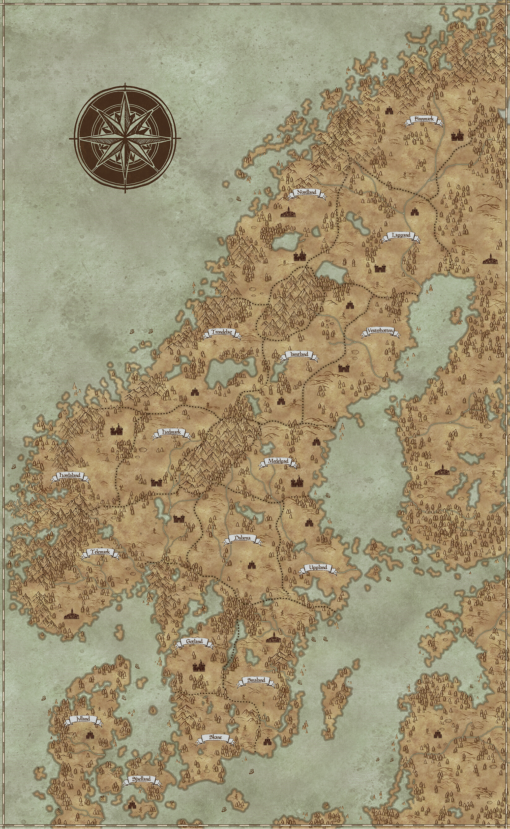 ArtStation - Provinces Map