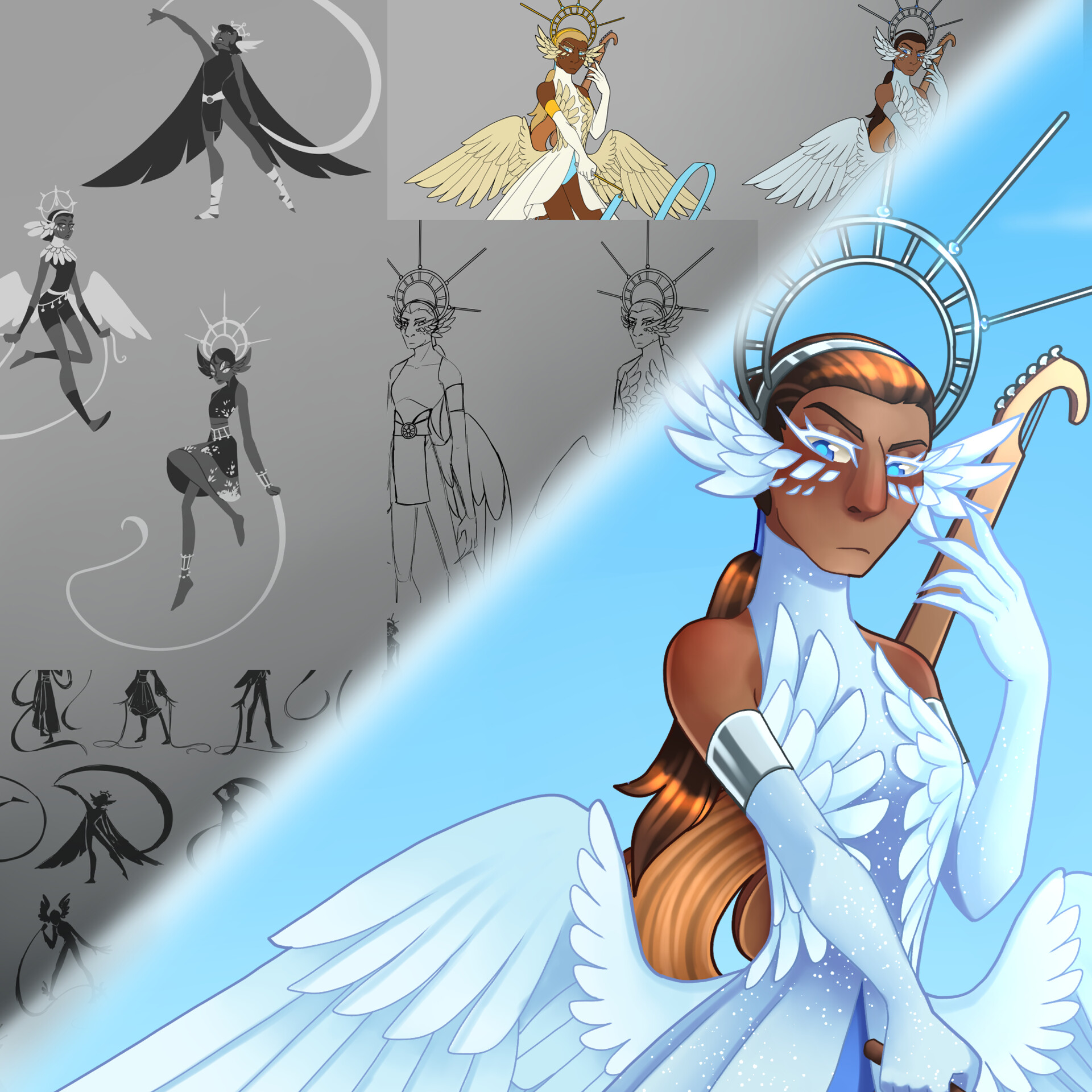 ArtStation - 2D Character Design - Kuura