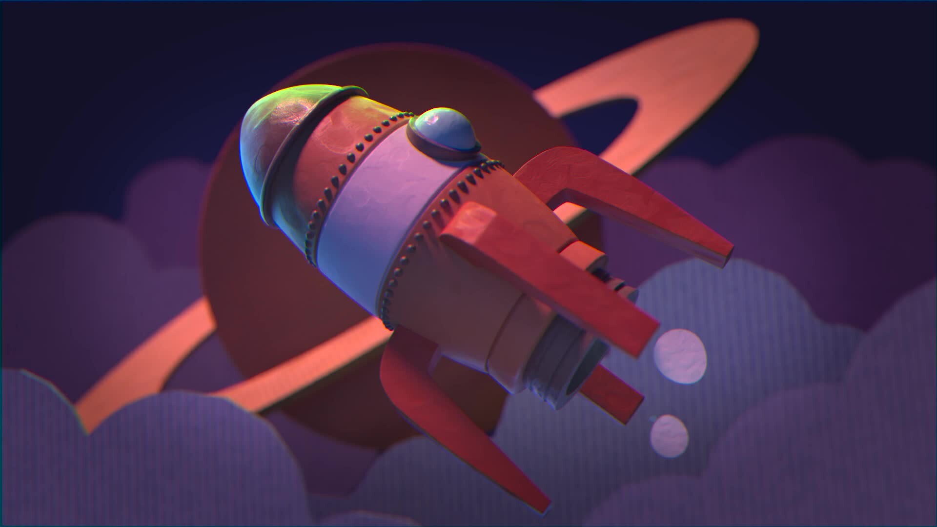 ArtStation - Clay Spaceship - To the Moon!