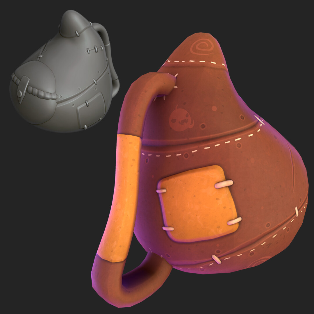 ArtStation - Stylized Spooky Bag