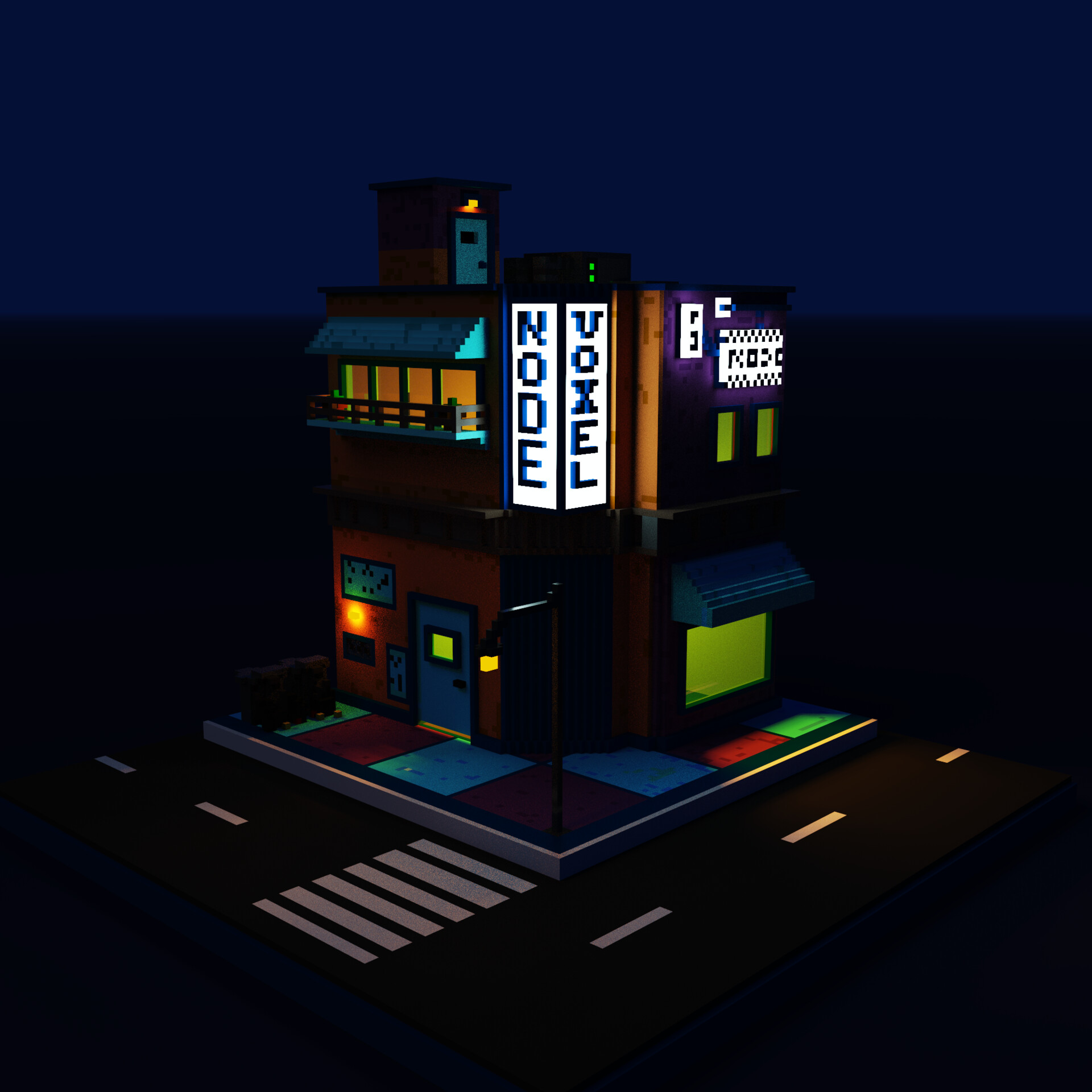 ArtStation - Voxel House
