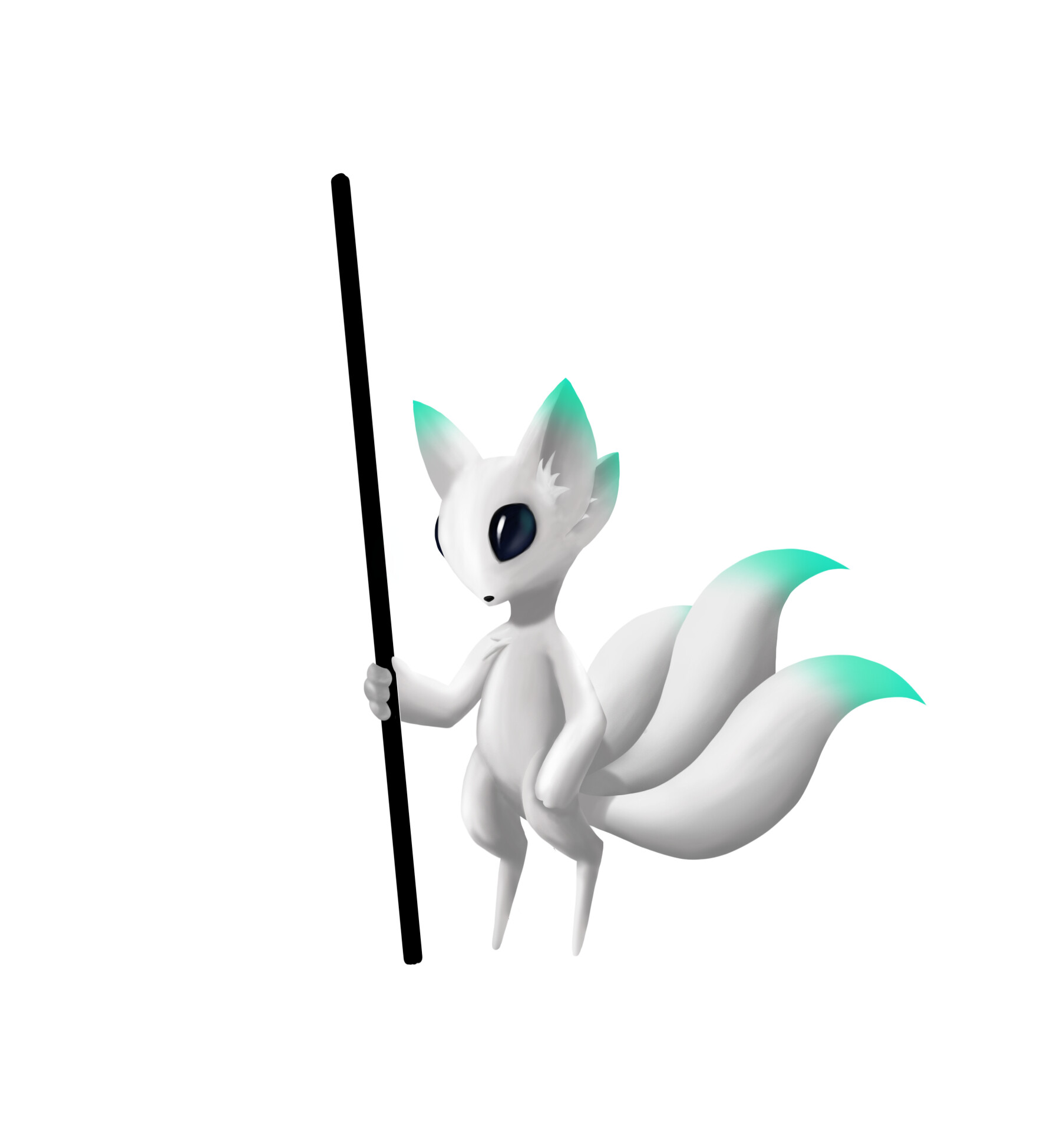 ArtStation - Fox Creature Concept (Student Work)