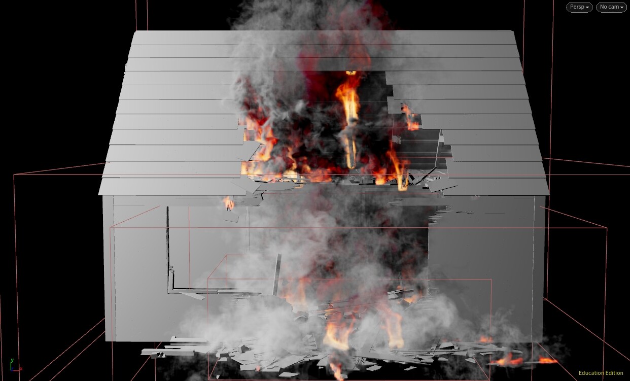 ArtStation - CGI & VFX - House Destruction FX - 2021