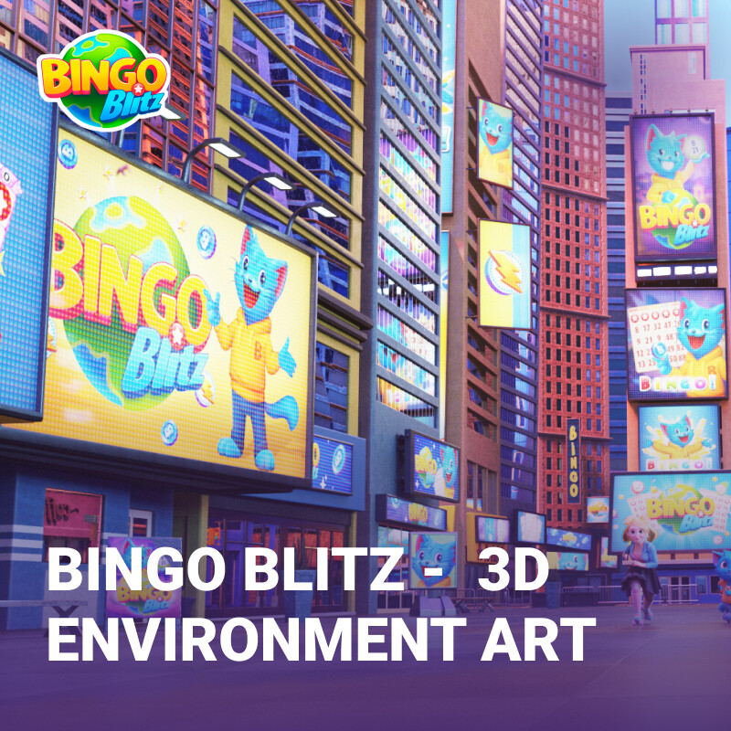 ArtStation - BINGO BLITZ|3D ENVIRONMENT ART