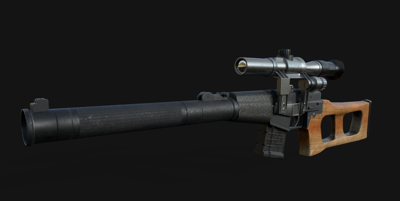 ArtStation - VSS VINTOREZ (low poly)