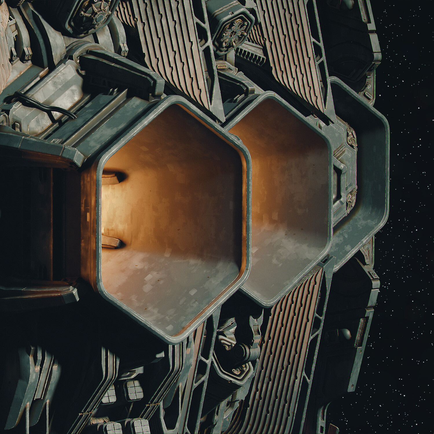 ArtStation - Shader Study - Starship Engines