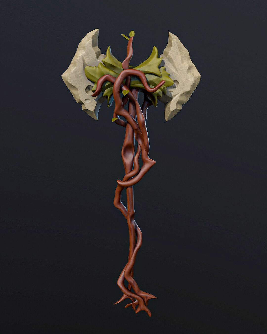 ArtStation - Earth Axe (Concept by Alina Ivanchenko)