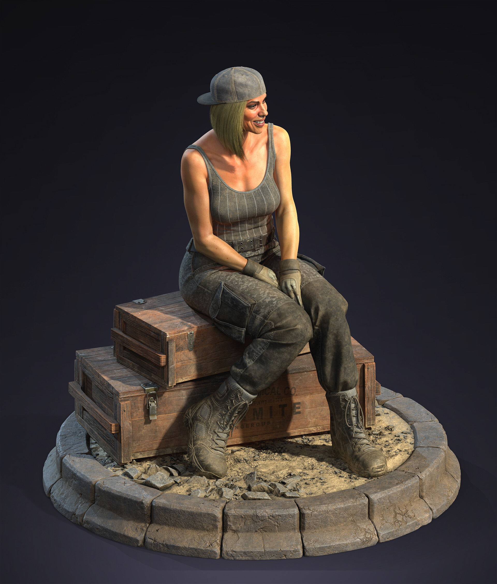 ArtStation - Dynamite gal