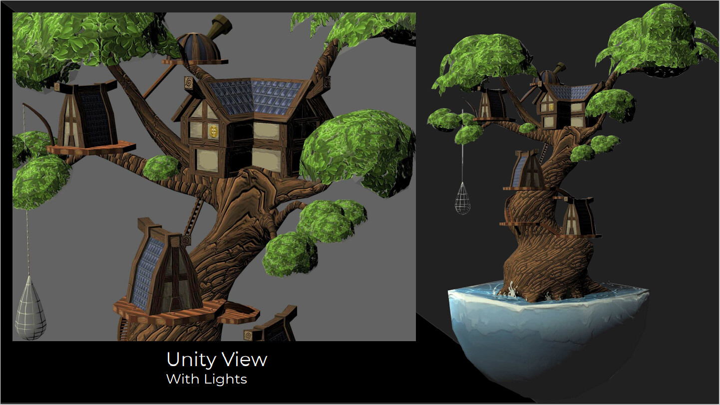 ArtStation - TreeHouse 3D concept