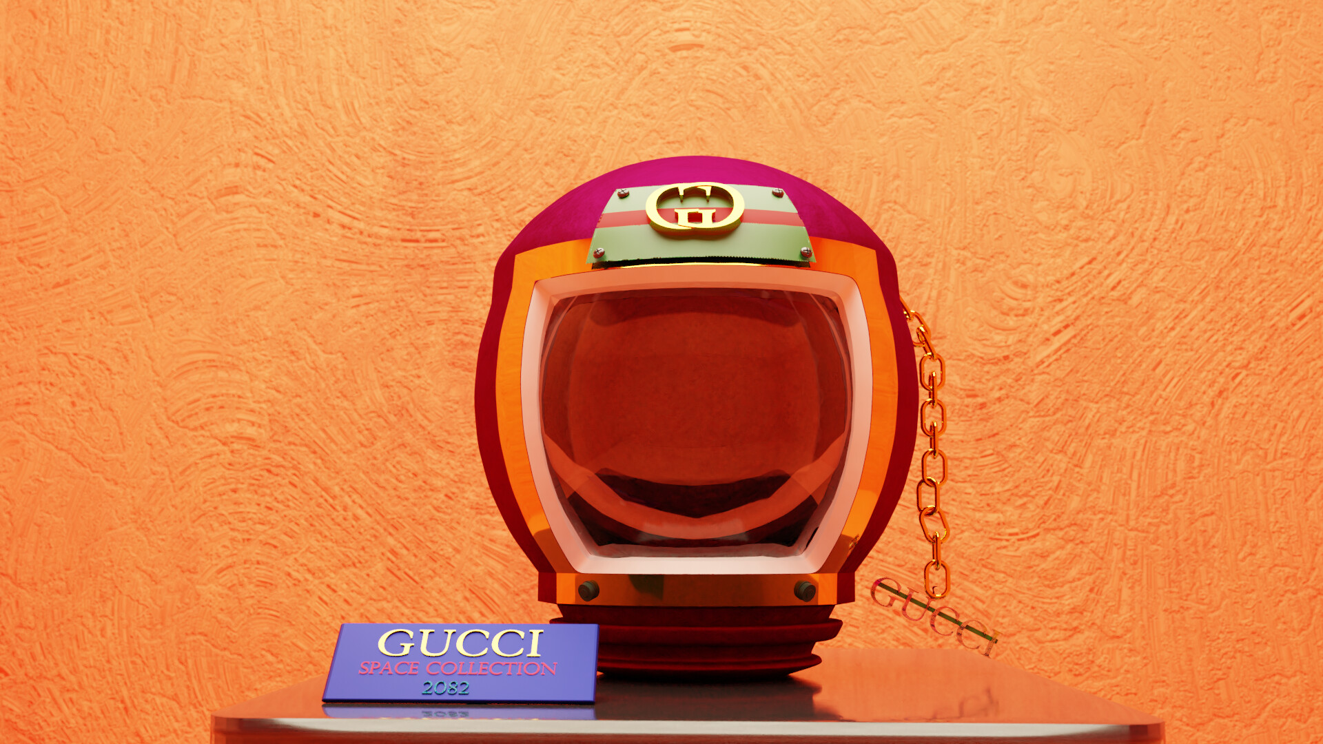 ArtStation - Gucci space helmet.