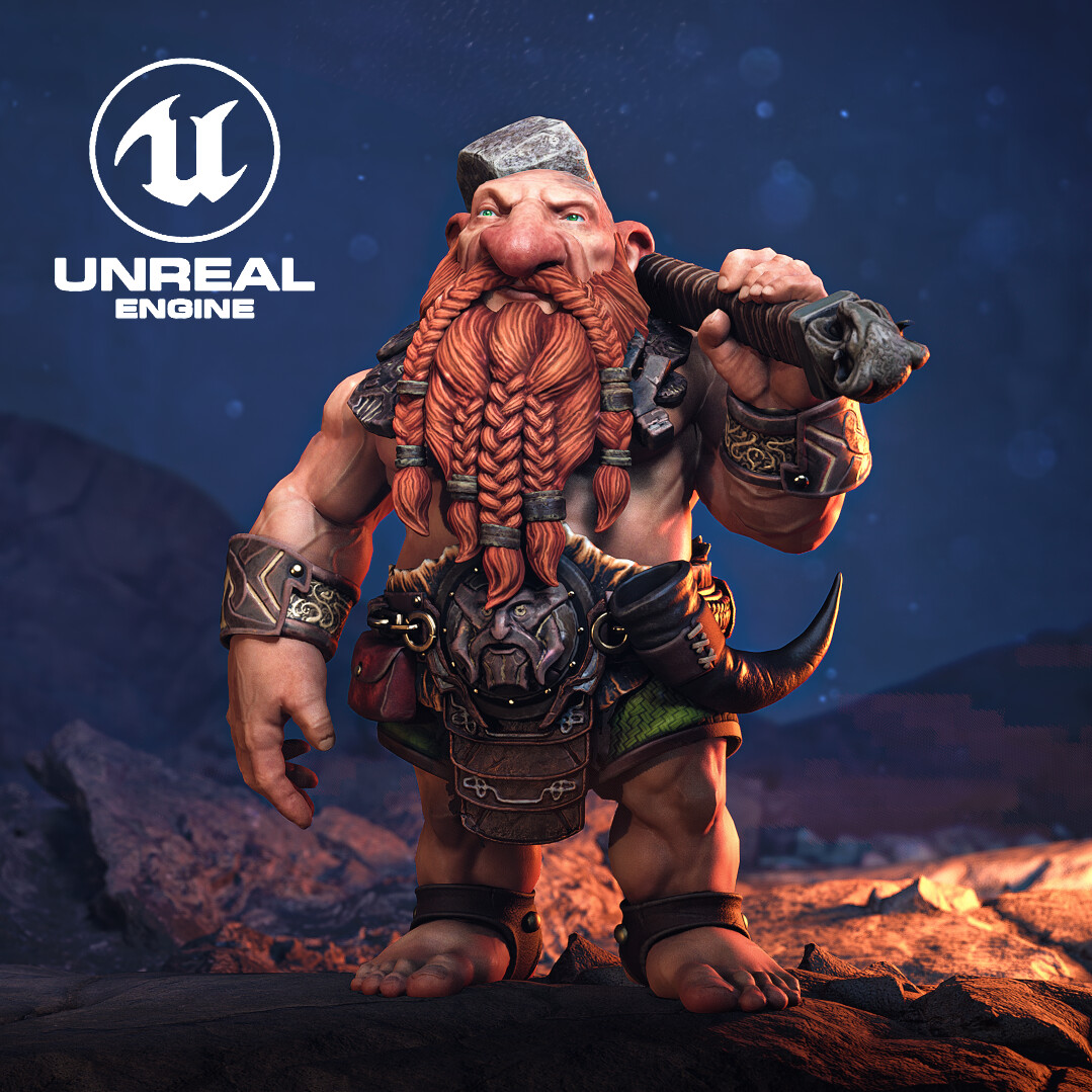 ArtStation - The Dwarf: COLLAB with Robin Zenker