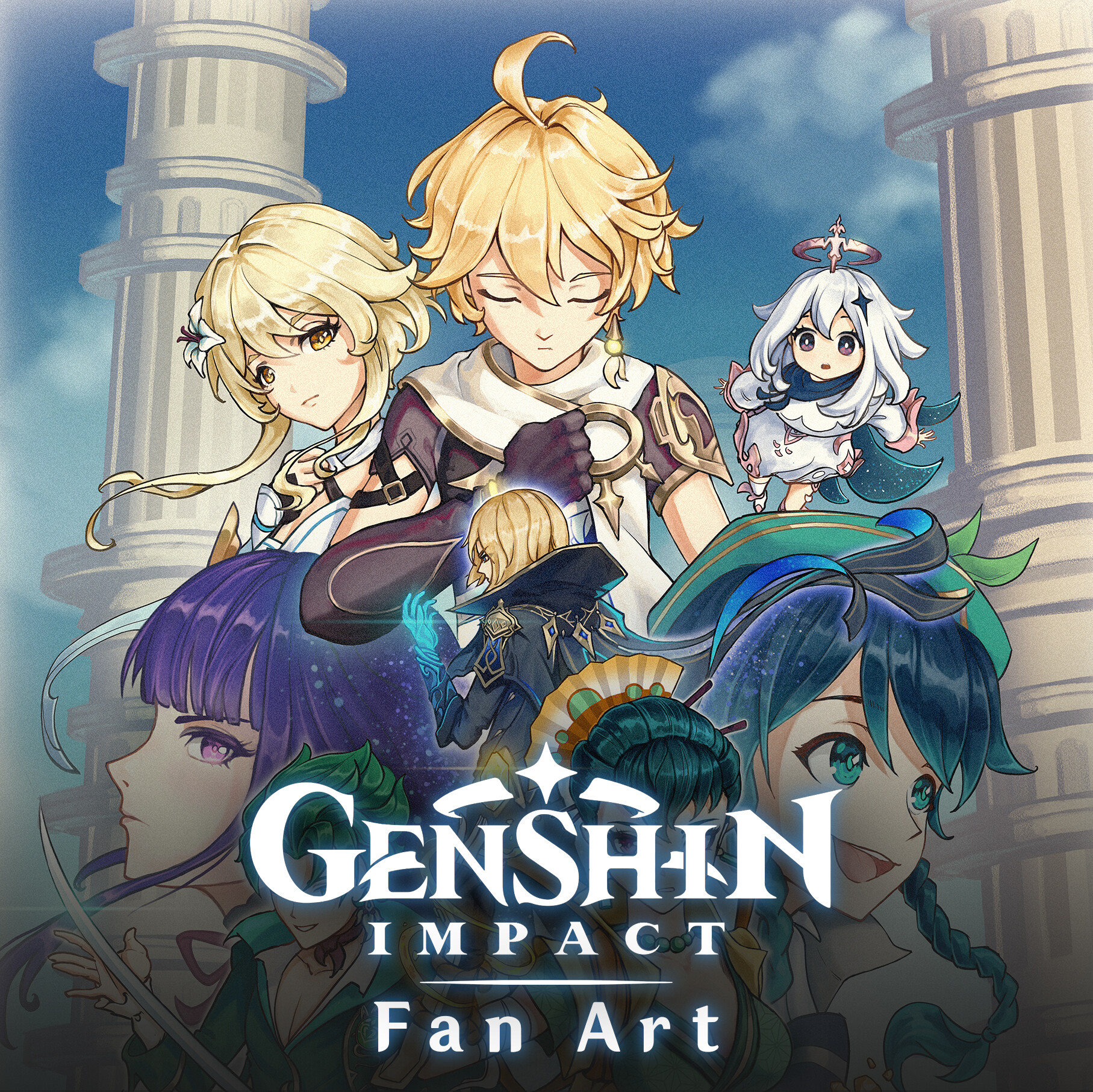 ArtStation - Genshin Impact Fanart - One Year Anniversary