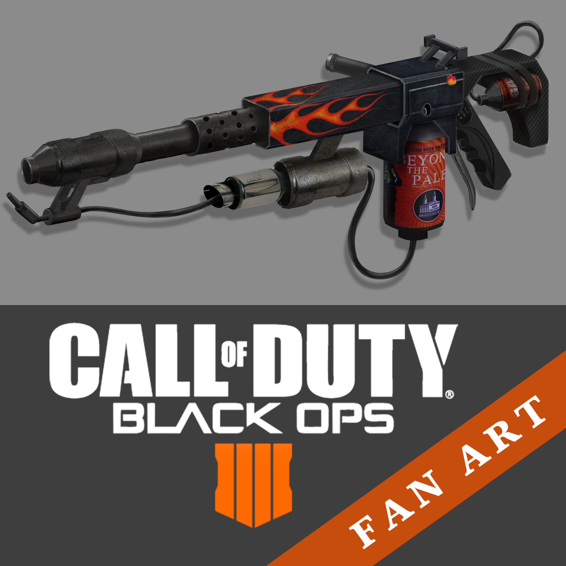ArtStation - Call of Duty - Black Ops 4 - Flamethrower - Fan Art