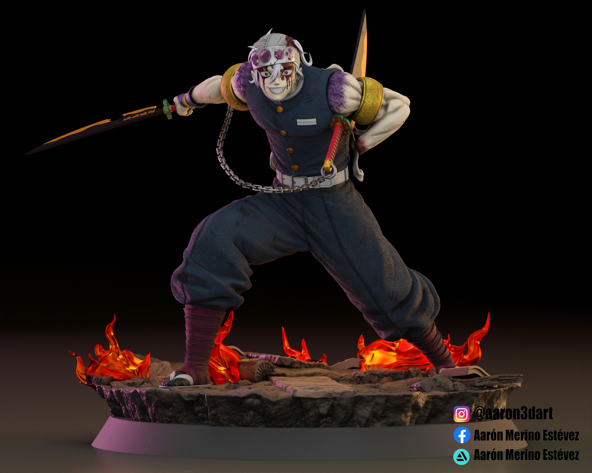 ArtStation - Tengen Uzui -Fanart-