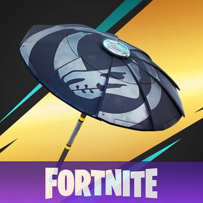 The work of Alex Petrulis - Fortnite - Beskar Umbrella Glider