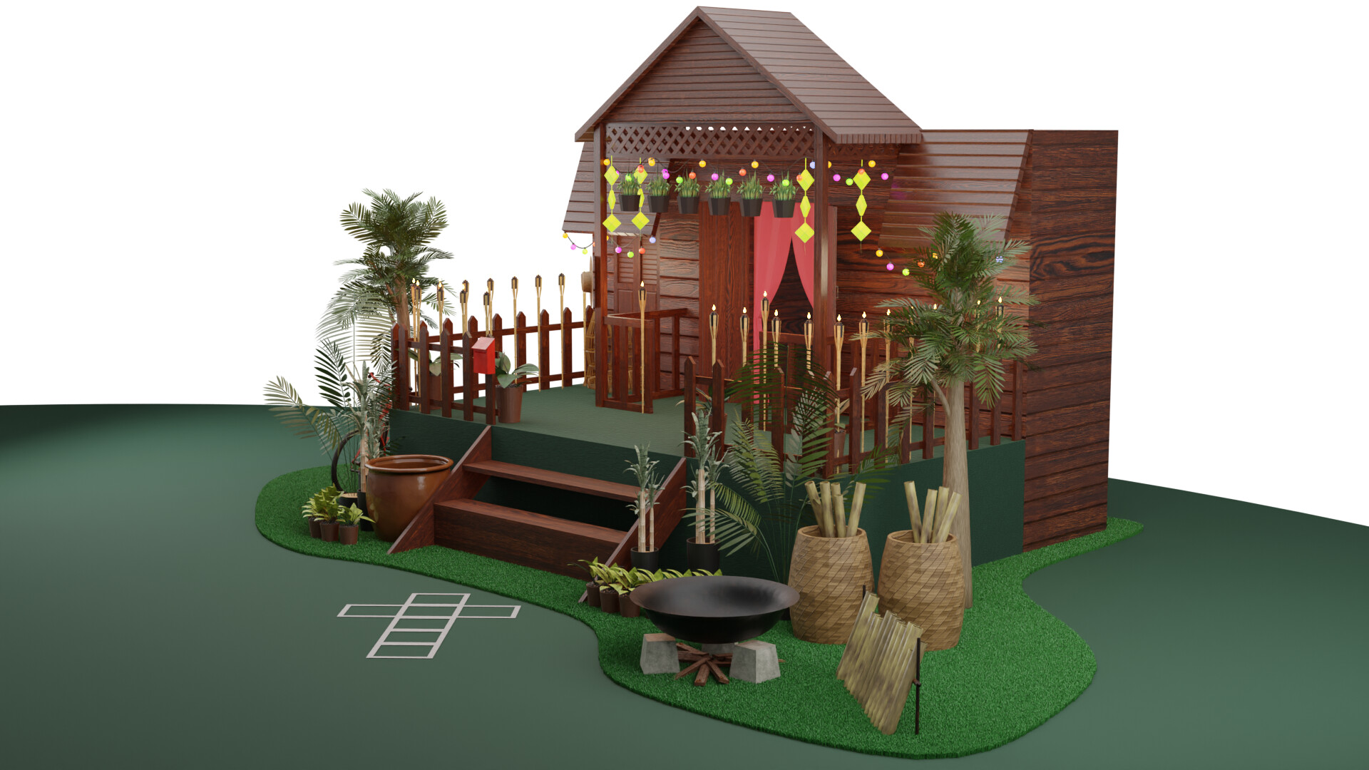 ArtStation - Aeon Raya bazar Concept 2022