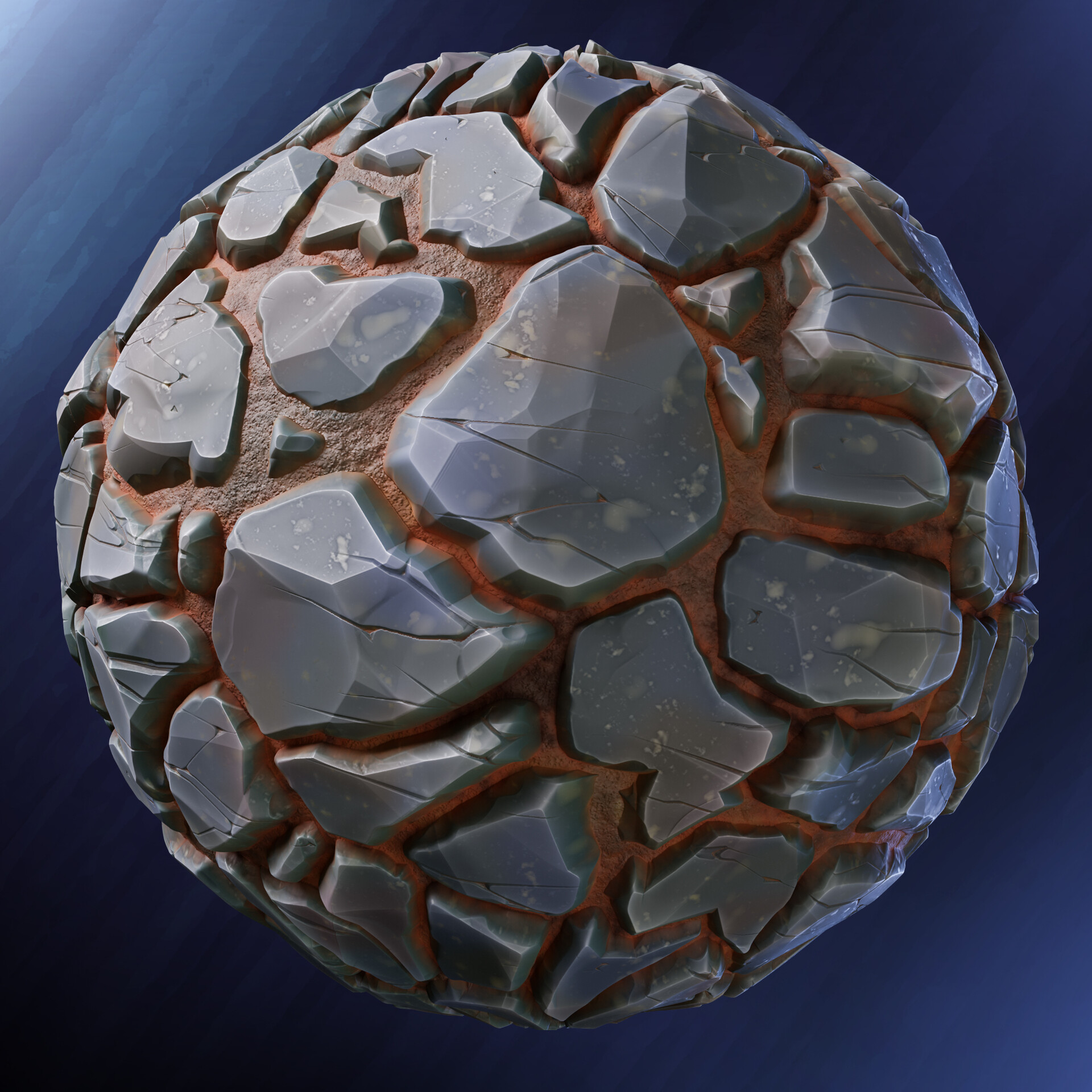 ArtStation - Stylized Stones And Customizable - Procedural Texture