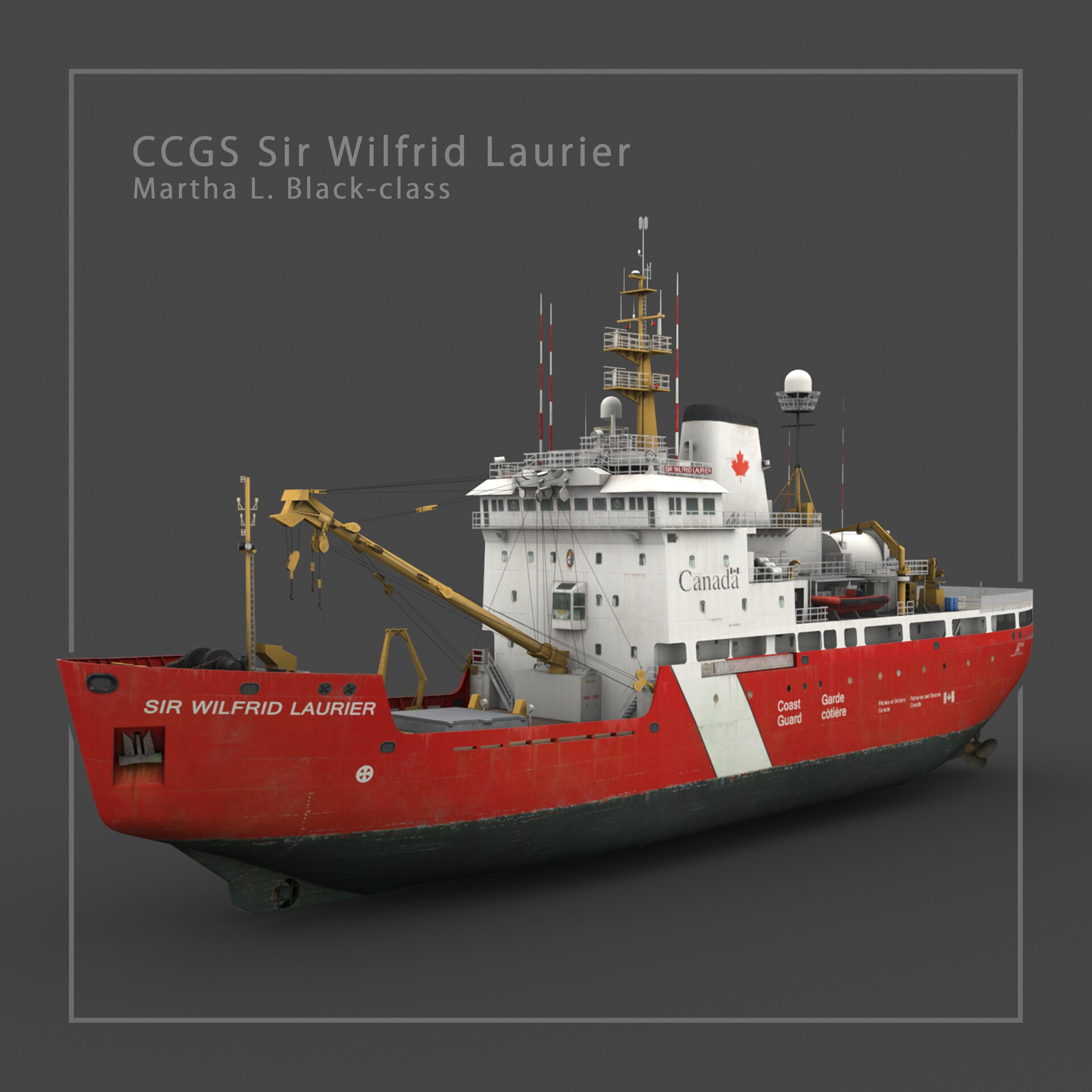 ArtStation - CCGS Sir Wilfrid Laurier (Martha L. Black-class)