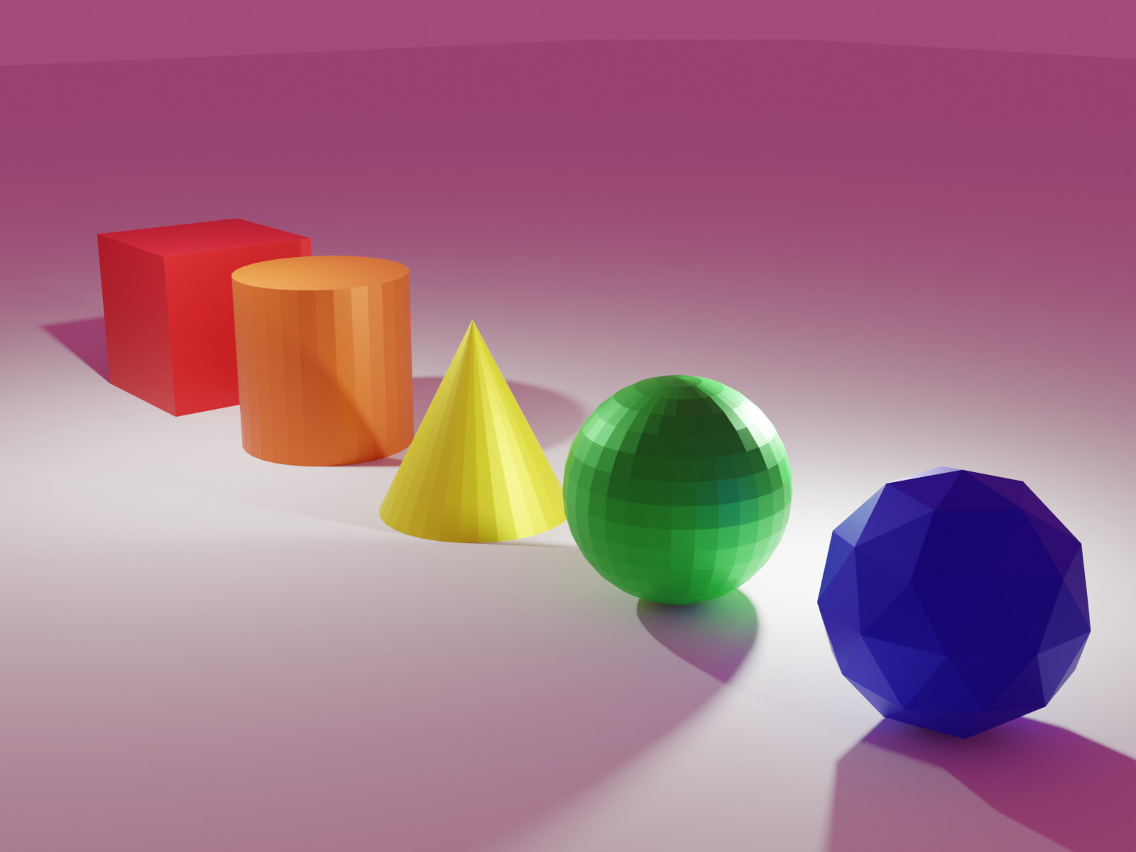 ArtStation - Rainbow-Colored Shapes