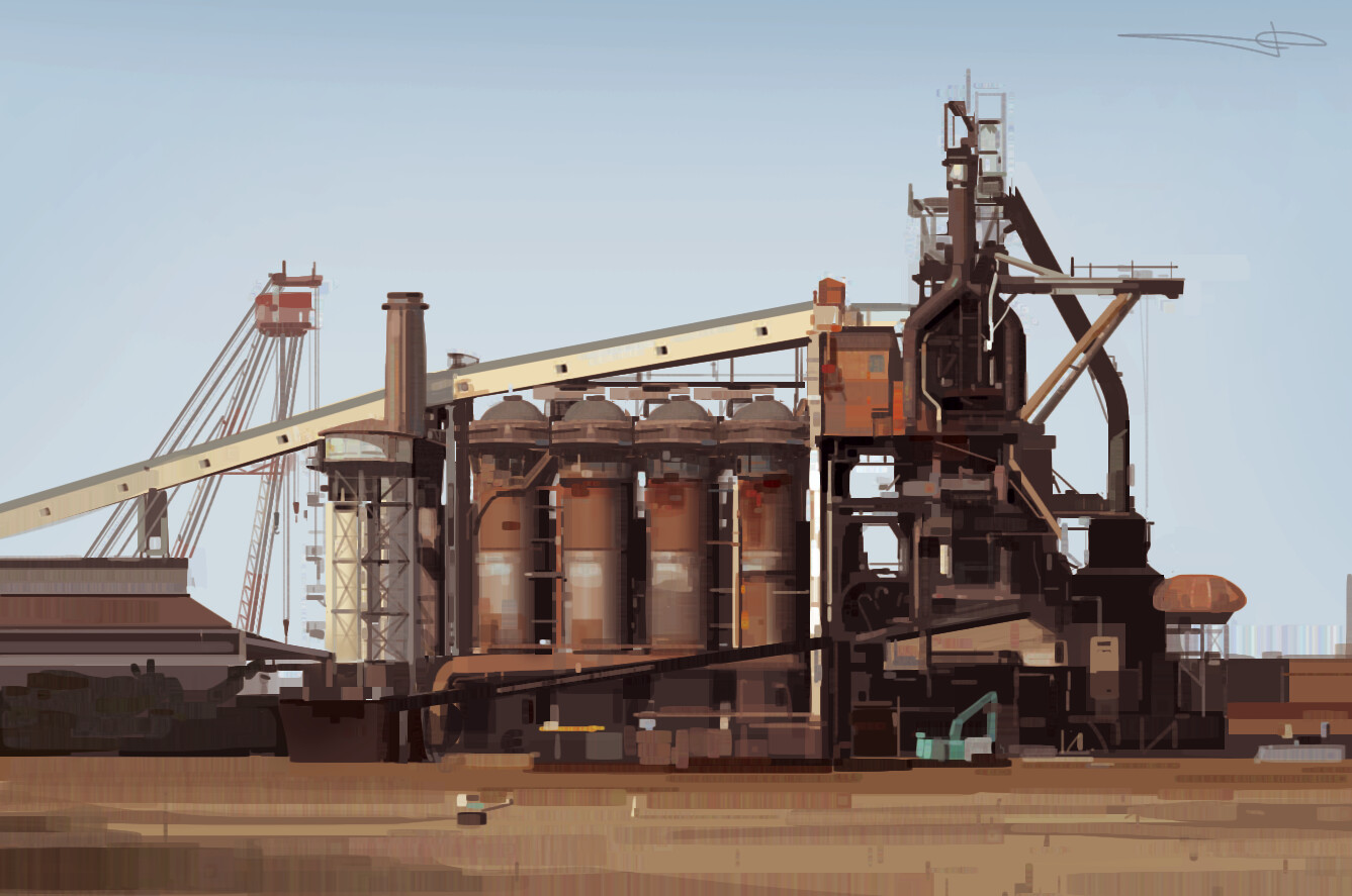 ArtStation - factory study 02