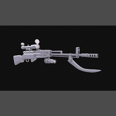 ArtStation - Apocalyptic Rifle