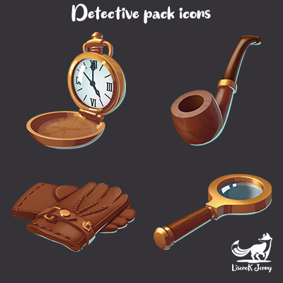 ArtStation - Detective pack icons