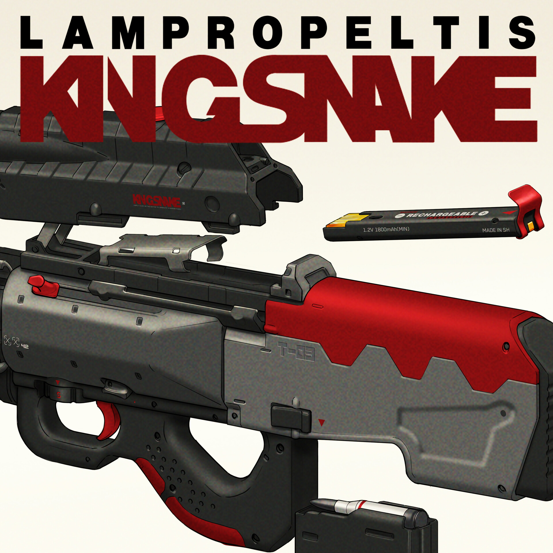 ArtStation - KS T03 Assault Rifle