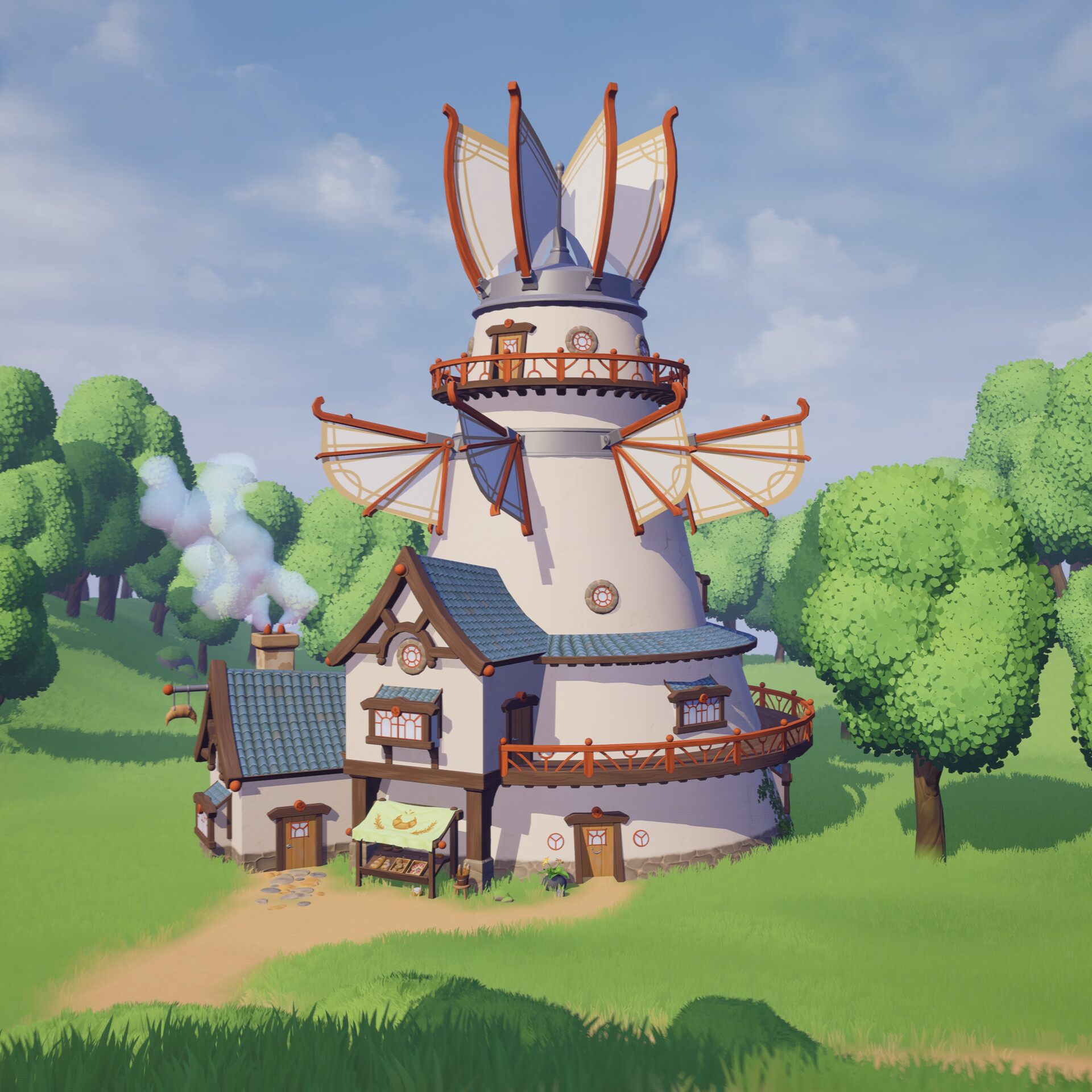 ArtStation - Windmill - Student Work