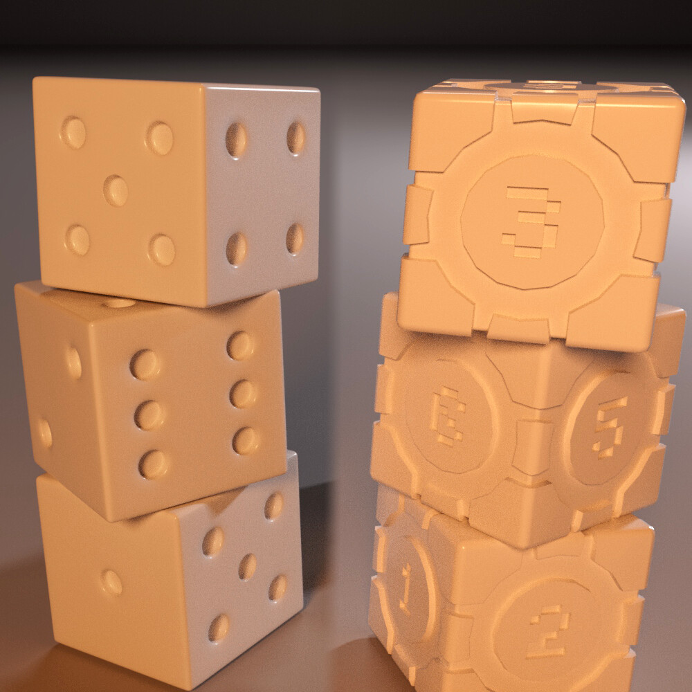 ArtStation - MidPoint Spring 2022 Dice Project with Bonus Die