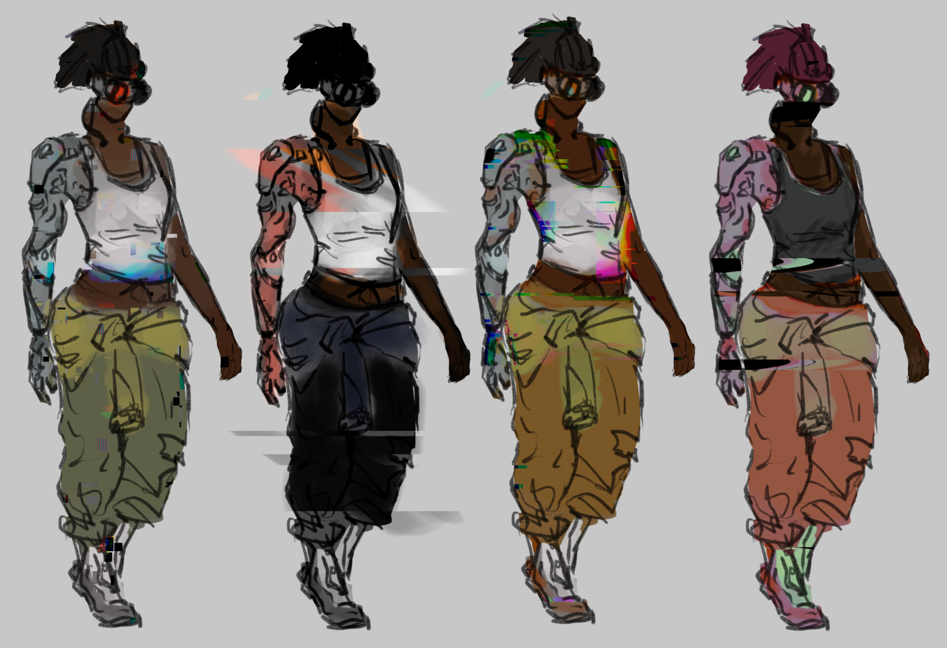 ArtStation - Cyberpunk Character Design