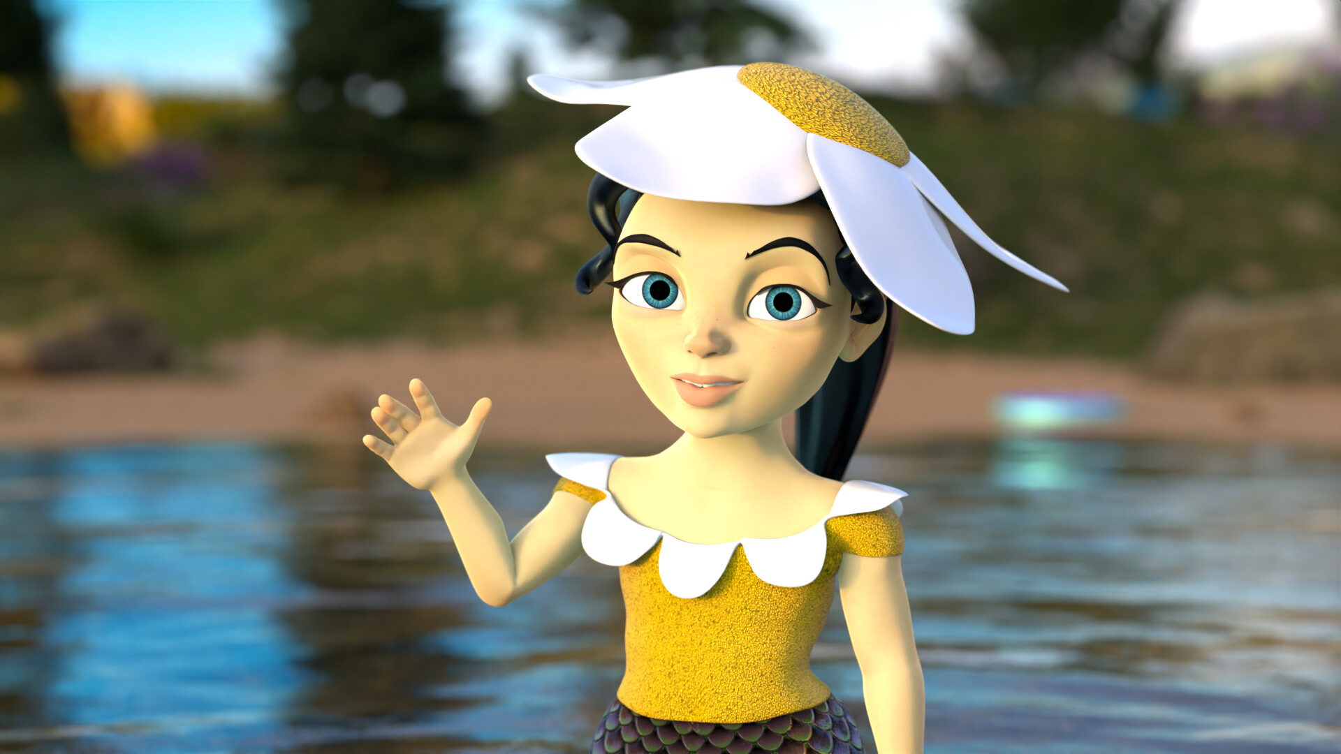 ArtStation - Daisy Mermaid