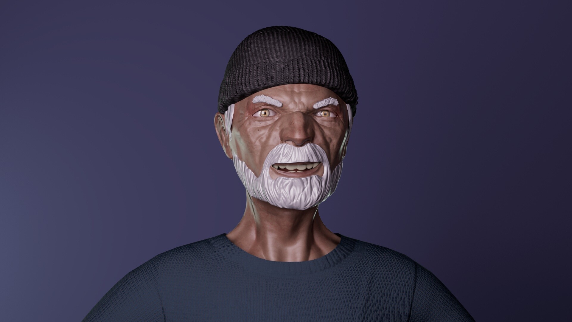 ArtStation - Old man/Face rig