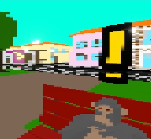 ArtStation - Pixelation Effect Post Processing Effect