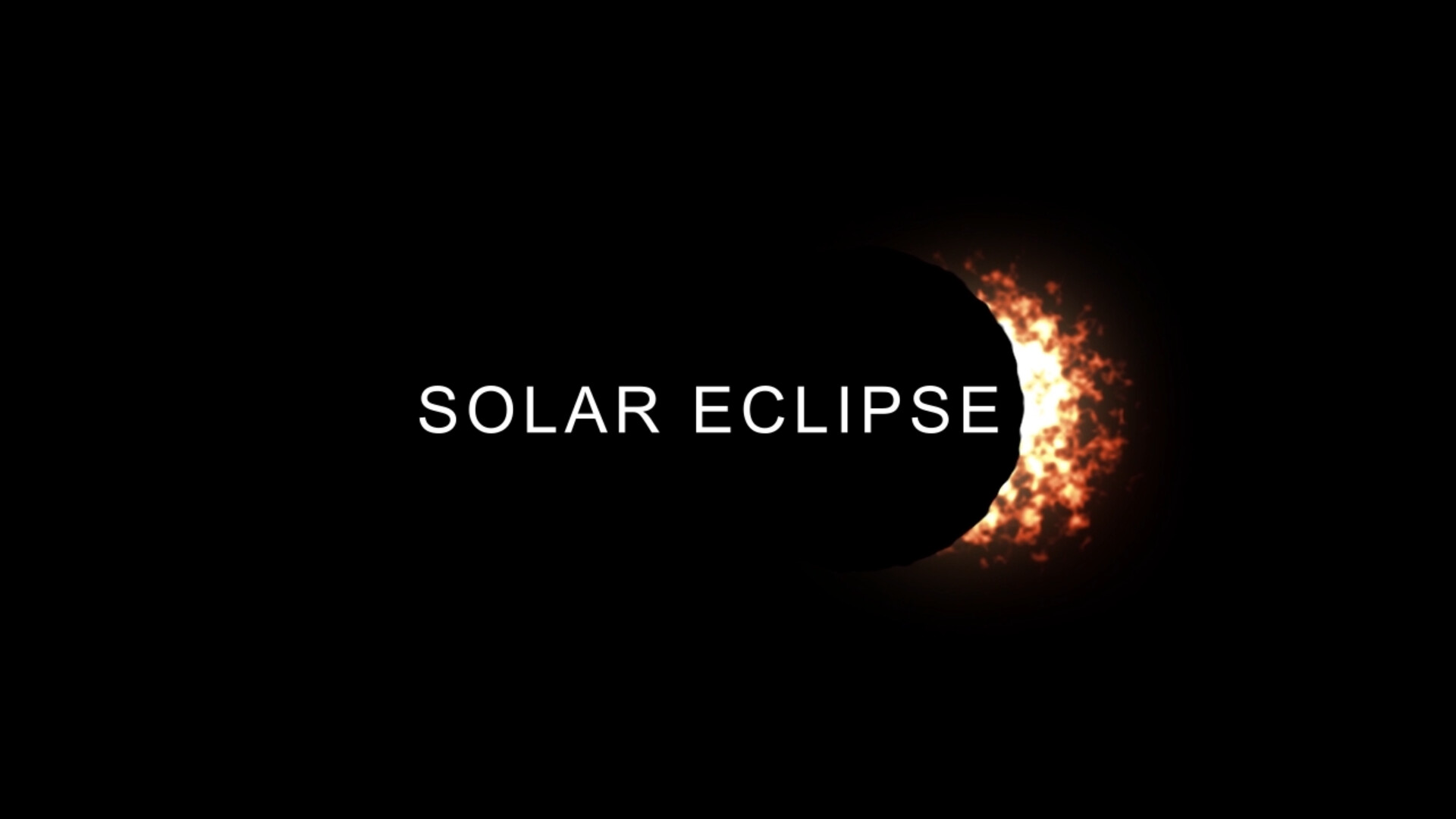 ArtStation - Solar eclipse (educational video)