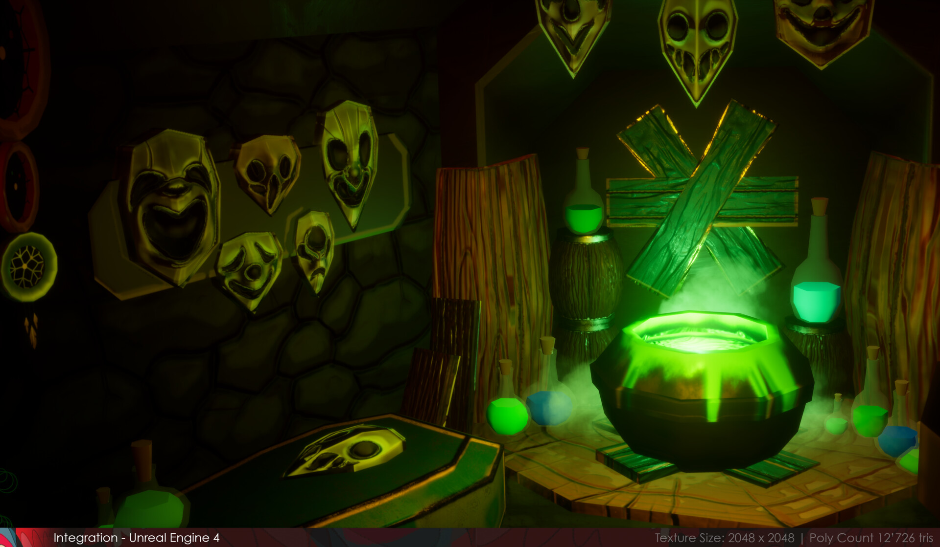 ArtStation - Environment Production: Witch's Basement