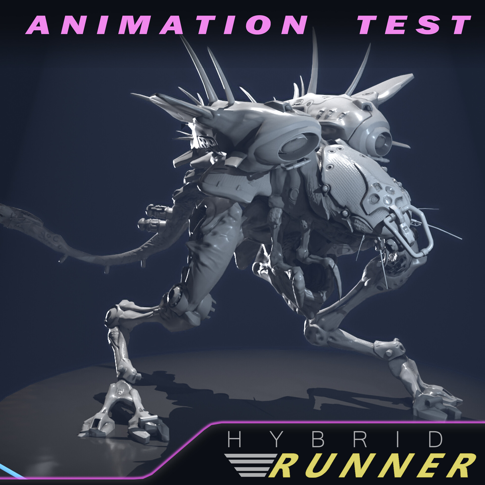 ArtStation - Hybrid Runner - Game-ready animation - TEST