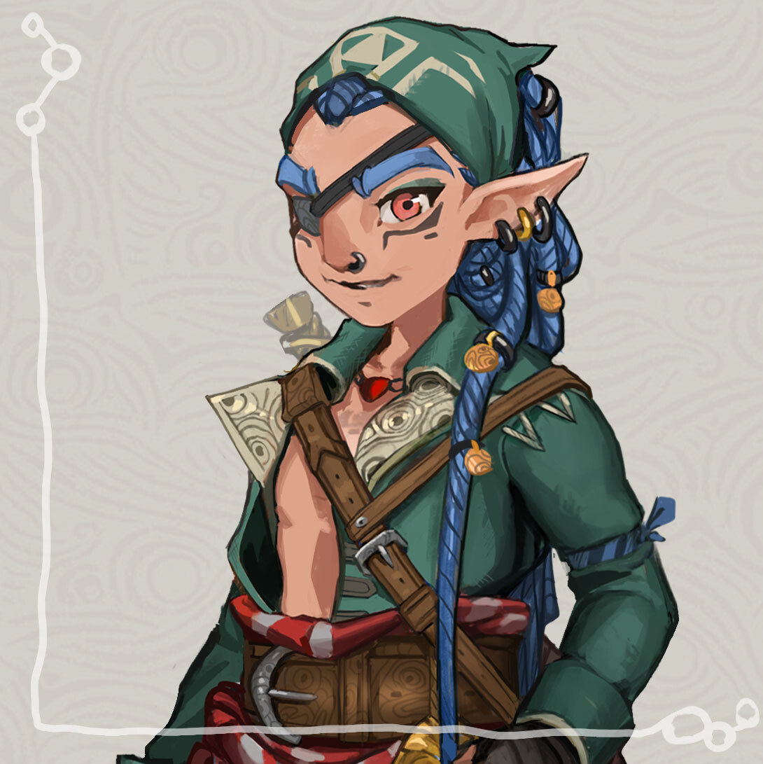 ArtStation - BOTW fan art - The pirate