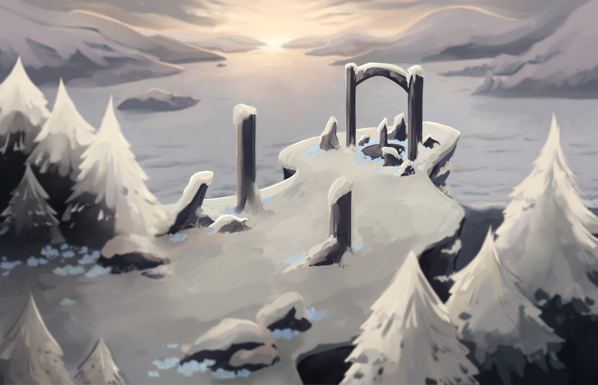 ArtStation - Seaside Ruins