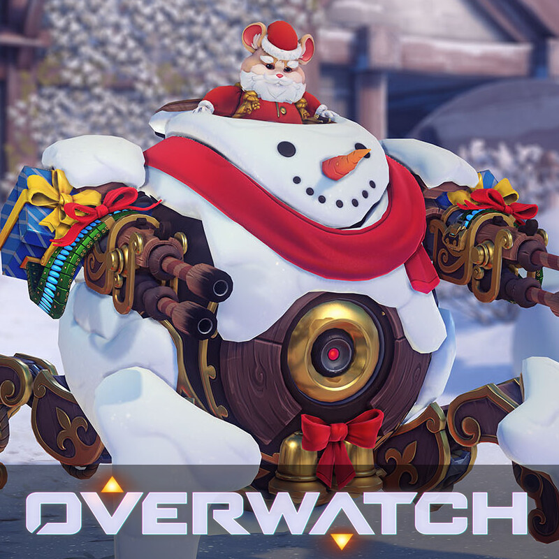 ArtStation - Wrecking Ball OVERWATCH skin