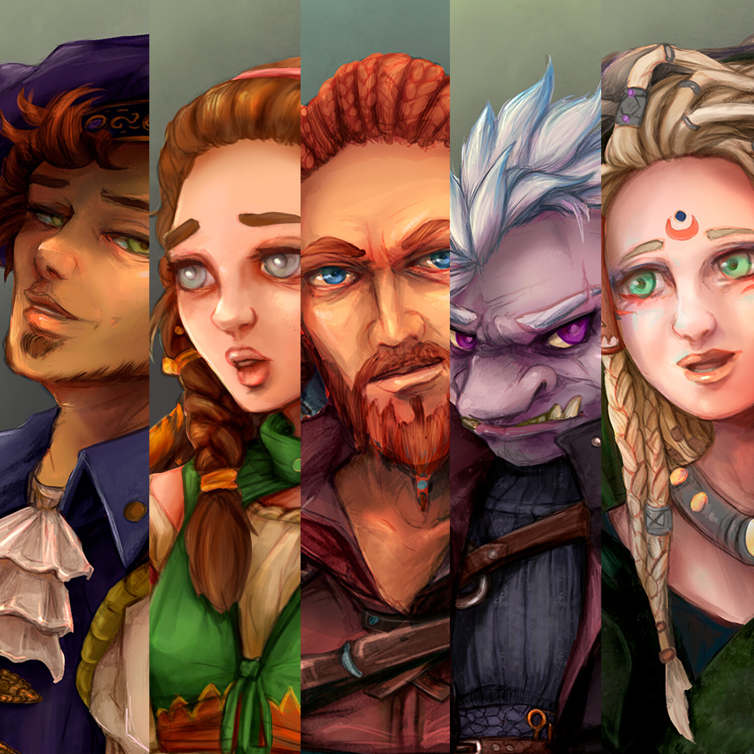 ArtStation - Fantasy Character Portraits - SQHQ