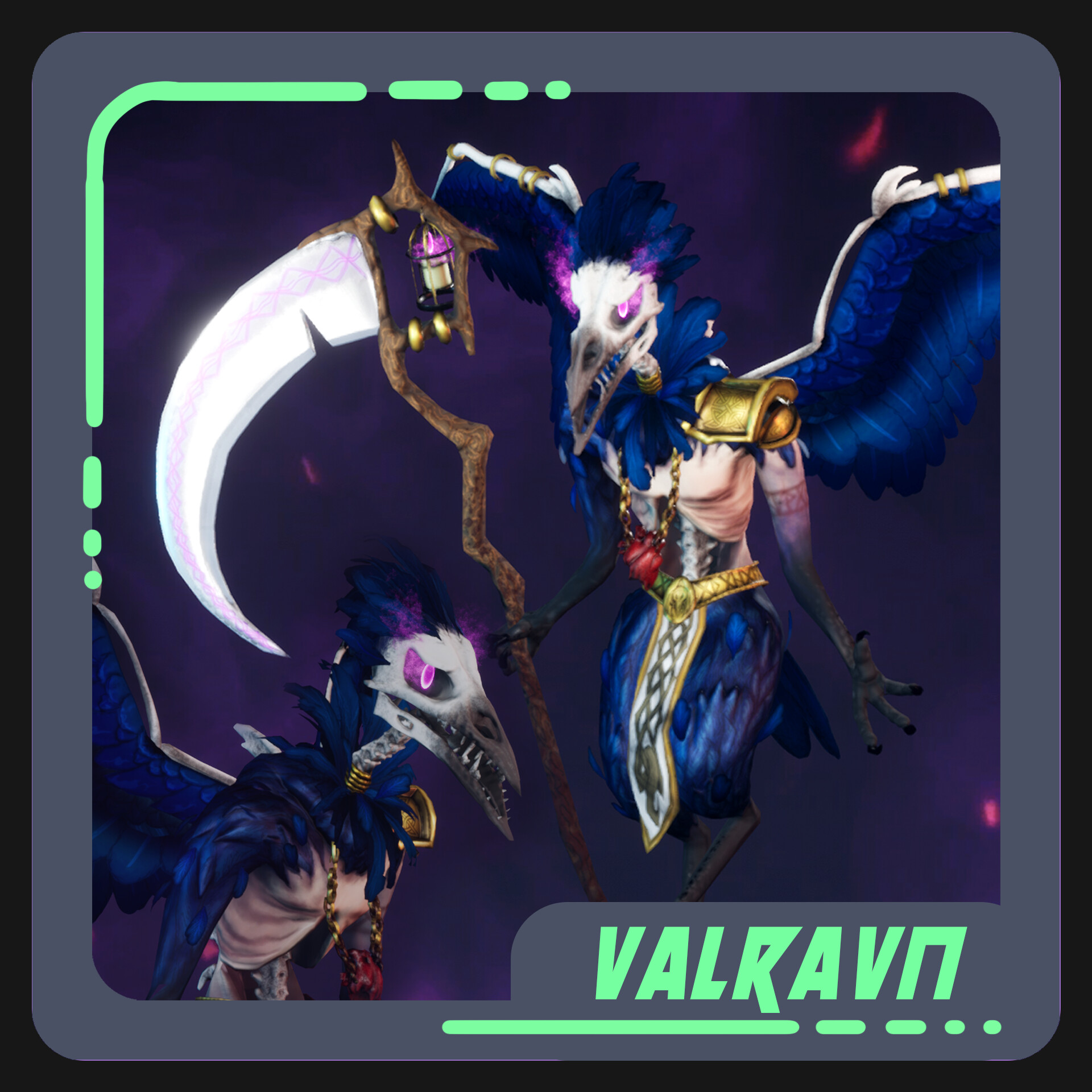 ArtStation - Valravn: Devourer of the Slain: SMITE Fan God