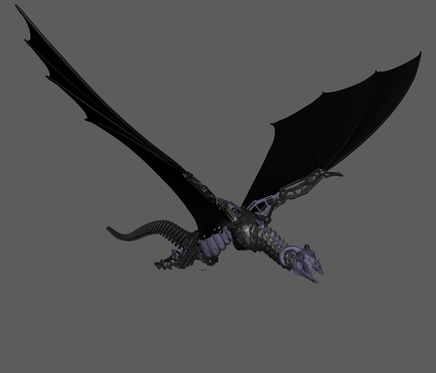 ArtStation - WIP Dragon Flight Cycle
