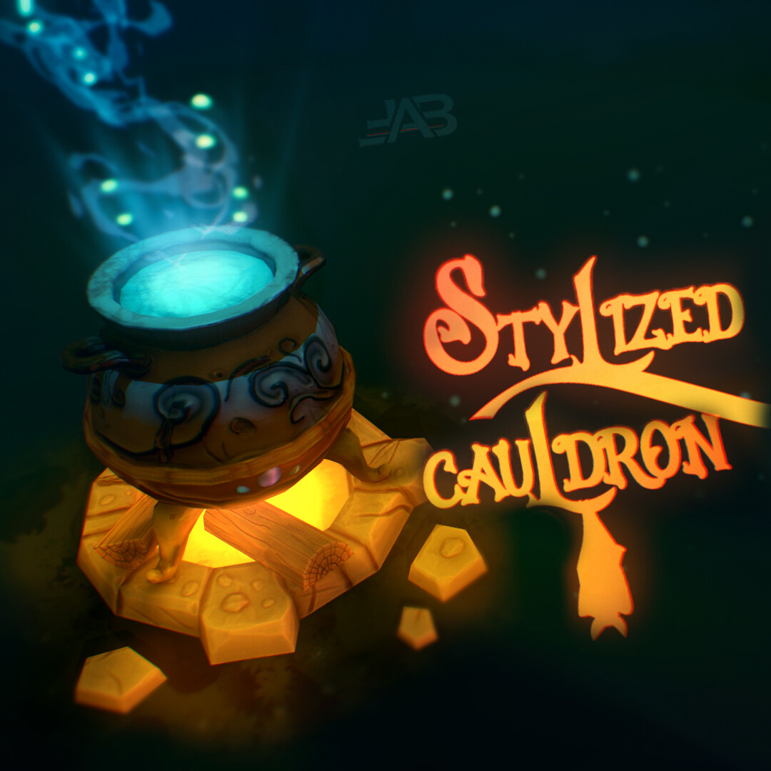 ArtStation - Stylized Cauldron