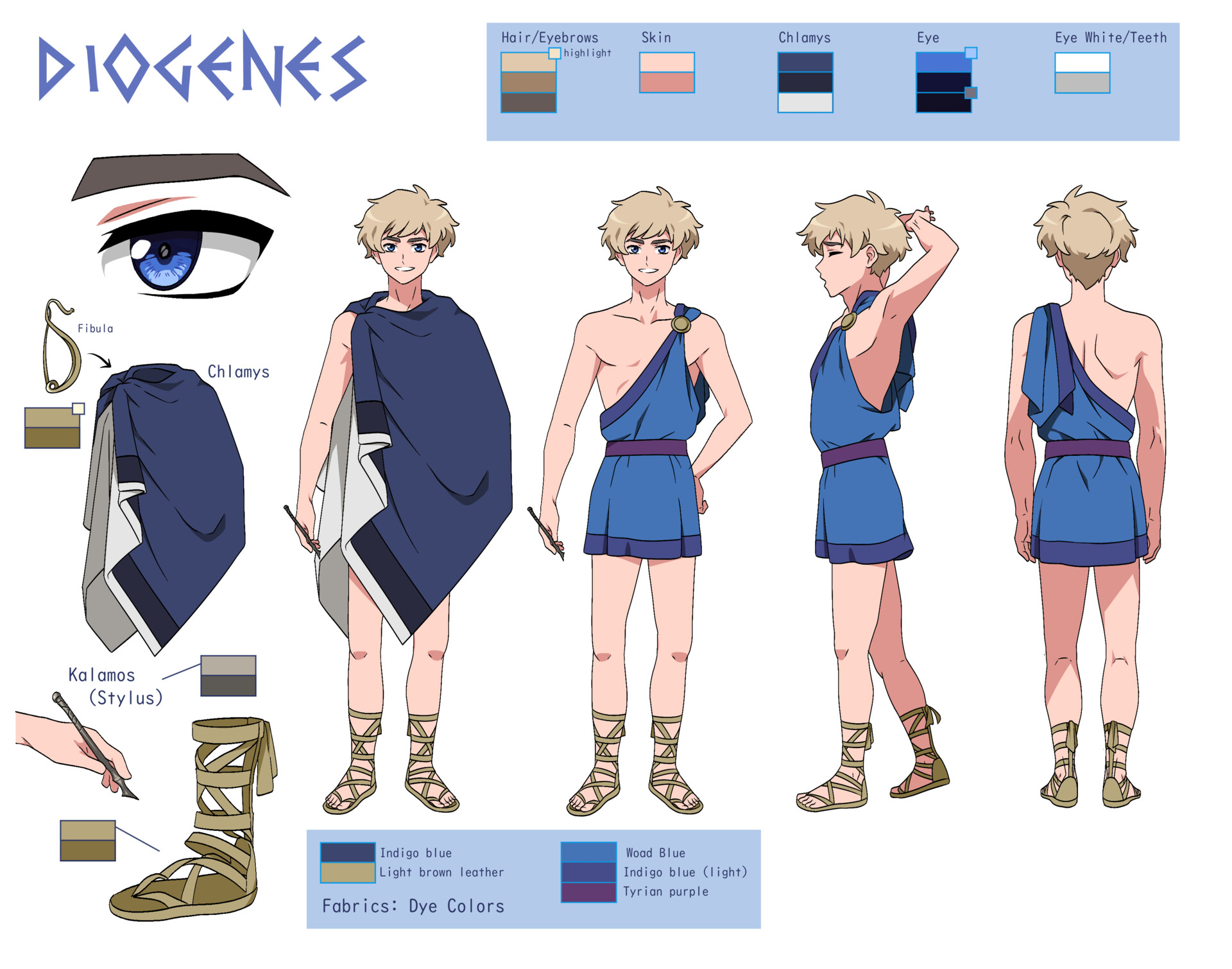 ArtStation - Athenian Character Sheet