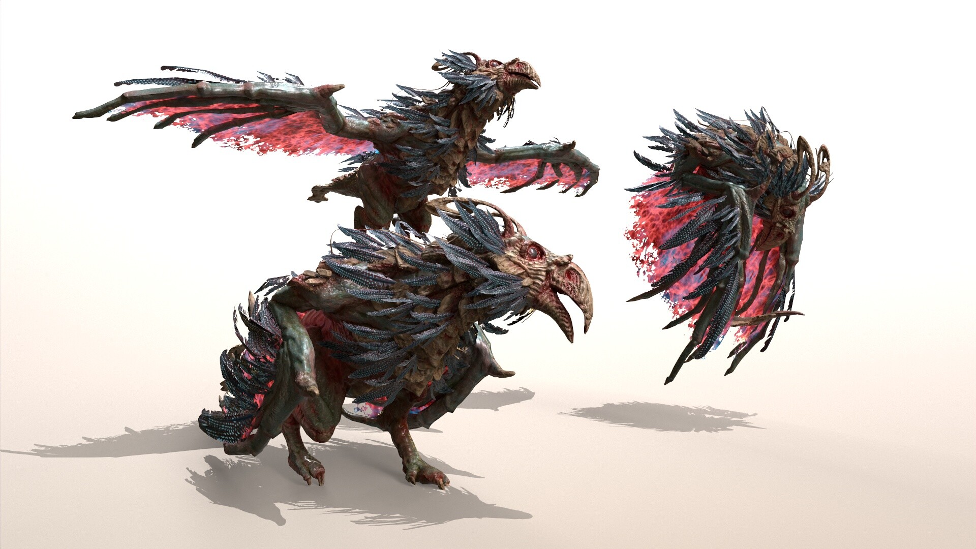 ArtStation - Mythical Bird Game Ready Character