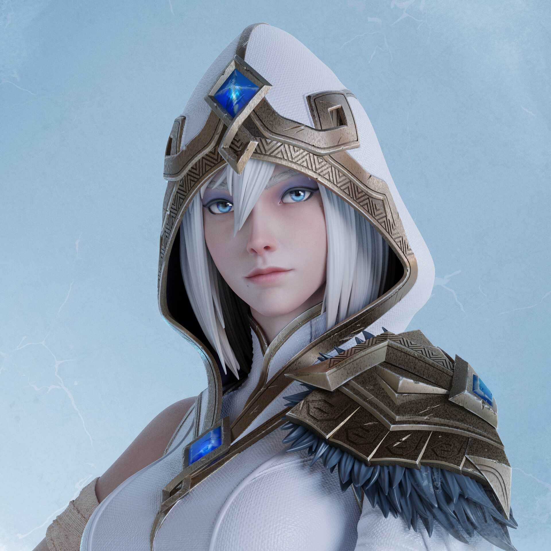 ArtStation - Ashe, the Frost Archer