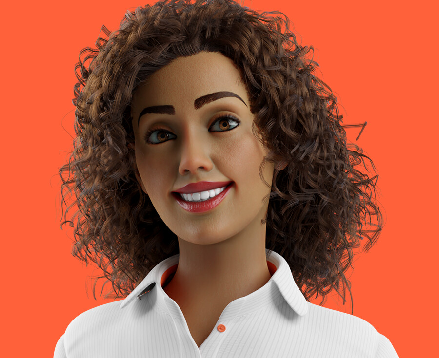 ArtStation - Ana - Assistente Virtual 3D