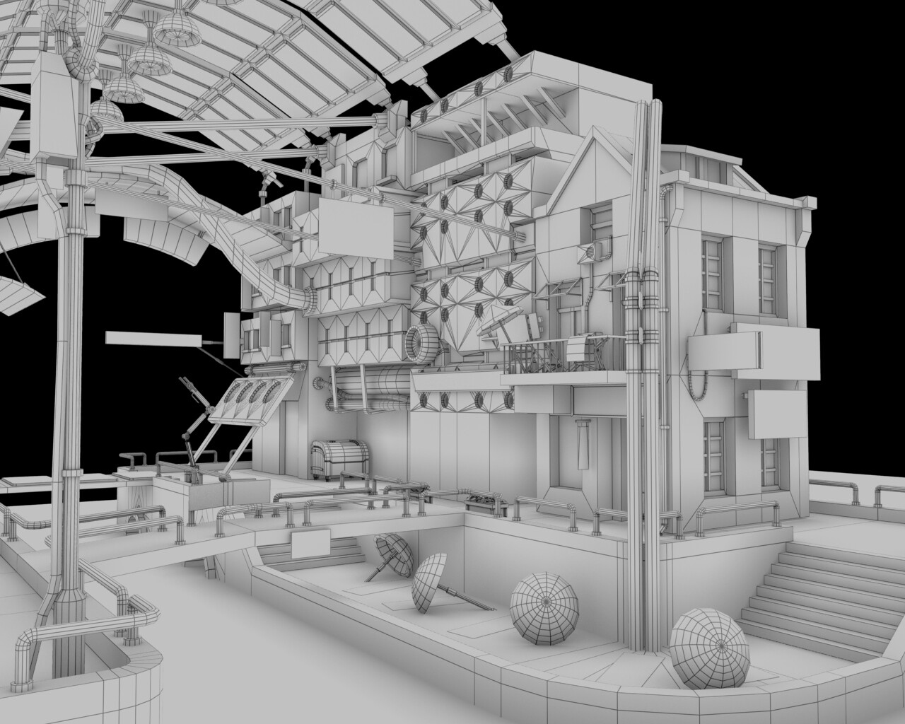 ArtStation - A Gray Area (WIP)