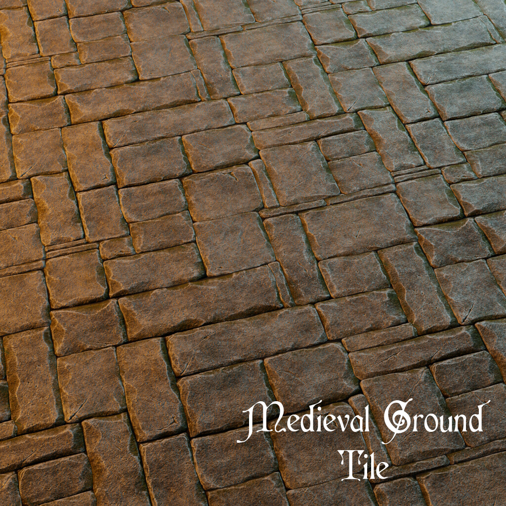 ArtStation - Medieval Ground Tile