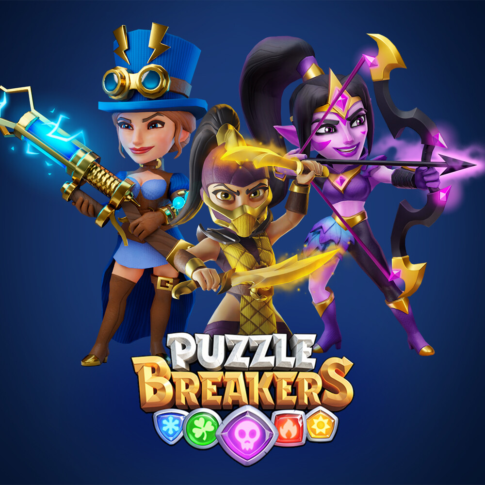 ArtStation - Puzzle Breakers, Character concepts